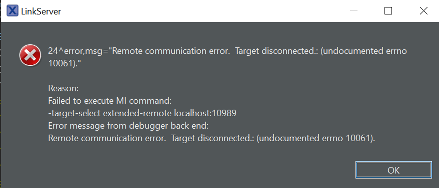 Can no longer debug in K32L2B3 Board - NXP Community