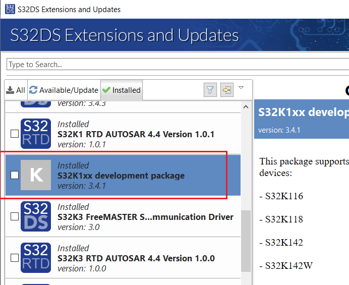 How to quick setup S32K1 SDK in S32DS - NXP Community