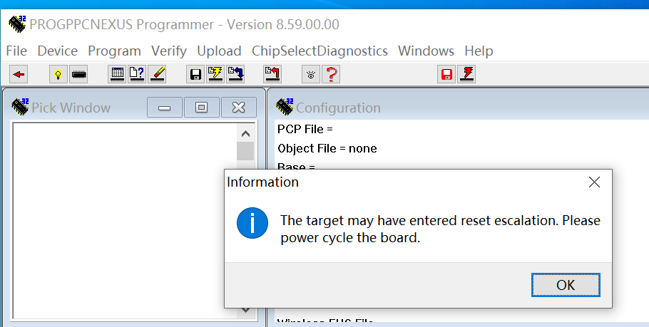 Progppcnexus can not connect MPC5748G-LCEVB - NXP Community