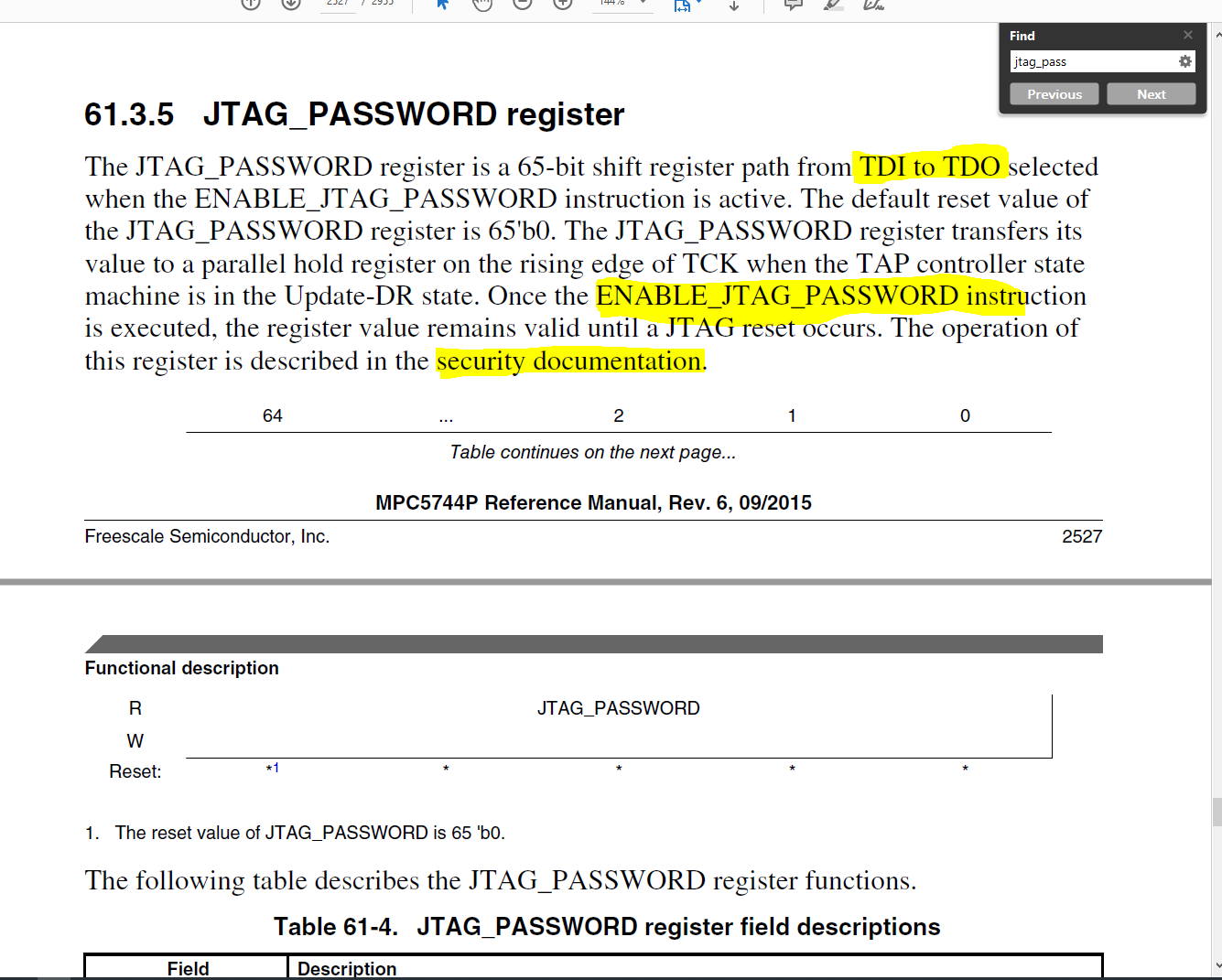 JTAG lock in MPC5744P - NXP Community