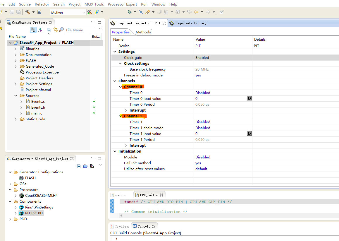 How to ensure that witch PIT channel is used for SKEAZ64 ? - NXP Community