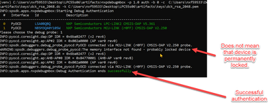 Solved: Error in Debug Authentication for LPC55S69 - NXP Community