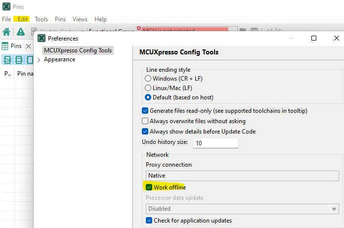 Config tool command line generation inconsistency - NXP Community