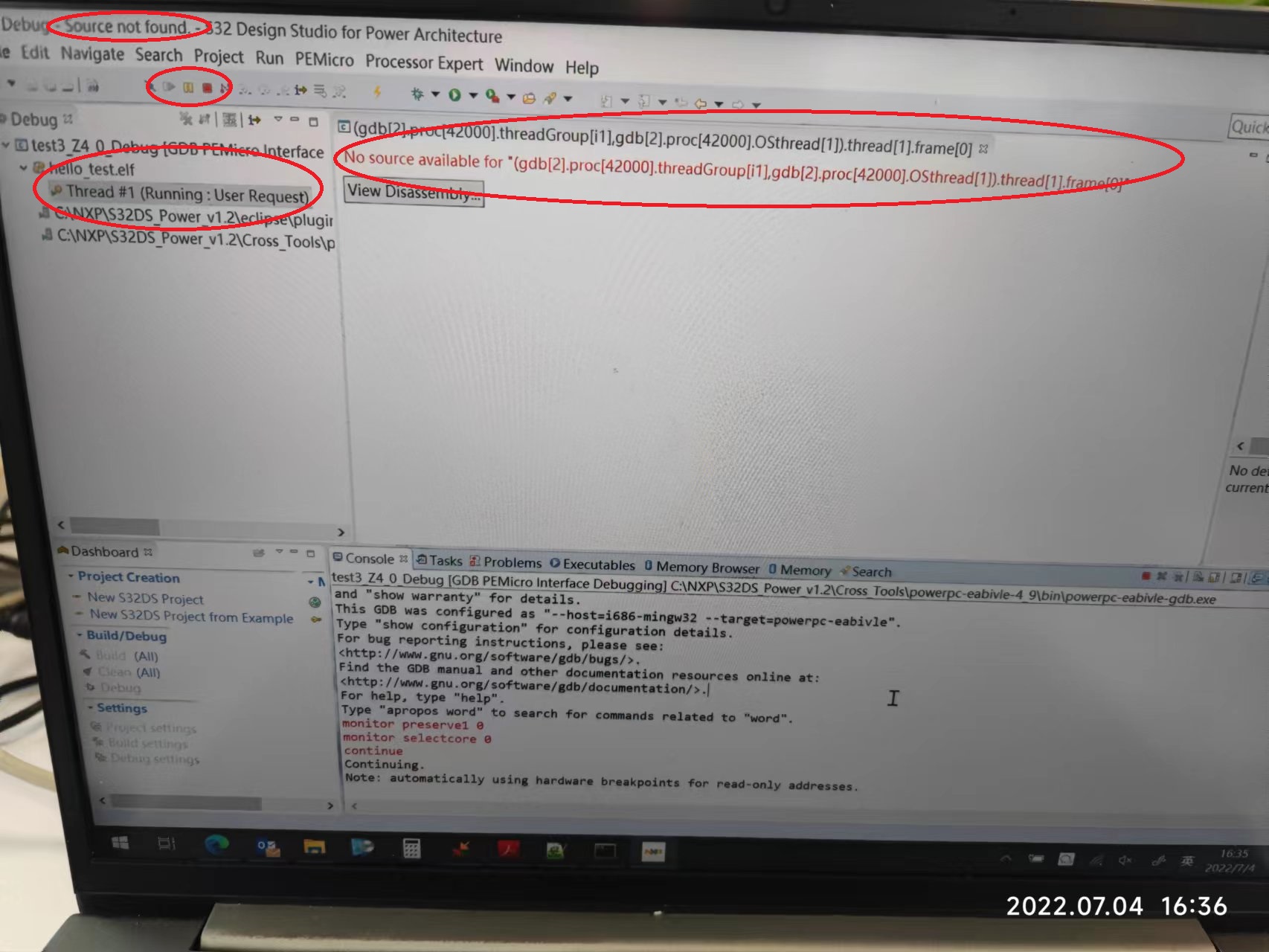 S32ds (version 1.2) cannot debug elf files compiled by GHS multi? - NXP Community