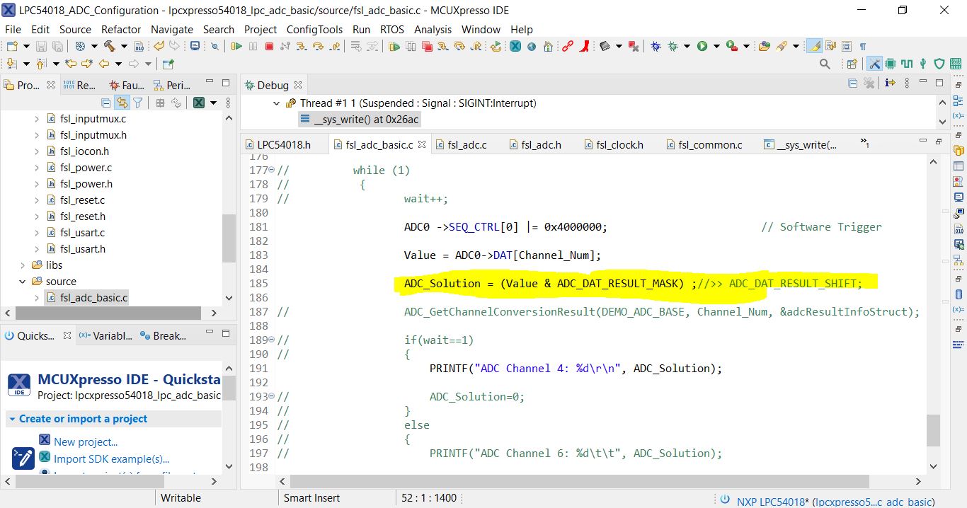 LPC54018 ADC 16-bit - NXP Community