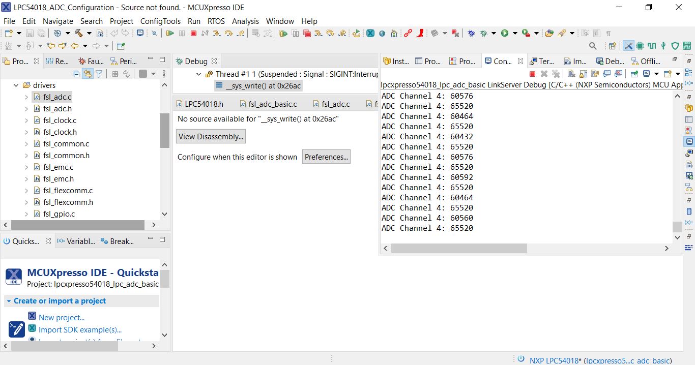 LPC54018 ADC 16-bit - NXP Community