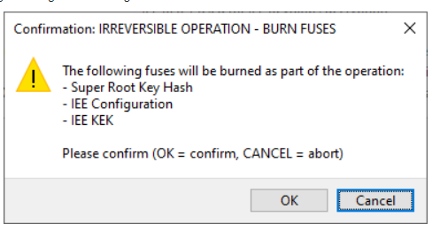 Image not getting booting after flashed image in Encrypted(IEE) authenticated mode for i ...