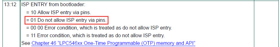 [LPC546xx]:How To Re-enable SWD After Disabled - NXP Community
