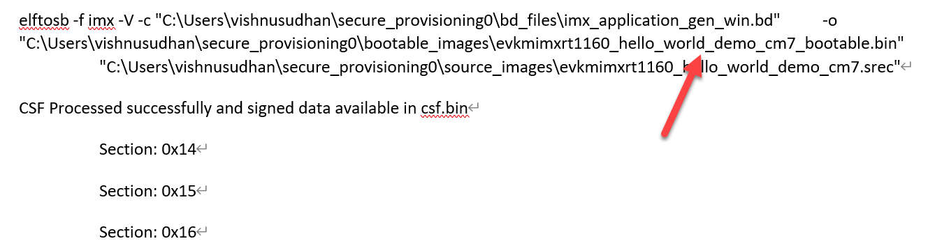 Image not getting booting after flashed image in Encrypted(IEE) authenticated mode for i ...