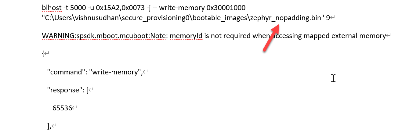 Image not getting booting after flashed image in Encrypted(IEE) authenticated mode for i ...