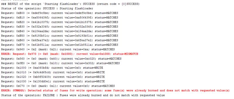 Image not getting booting after flashed image in Encrypted(IEE) authenticated mode for i ...