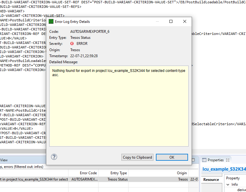 How to generate arxml from Xdm files from Eb Tresos - NXP Community