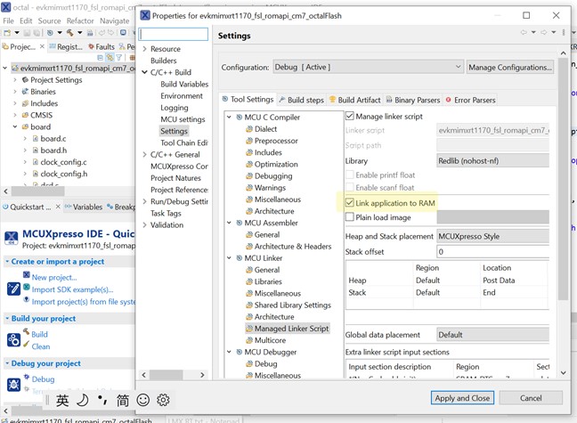 RT1170 Octal flash enablement - NXP Community