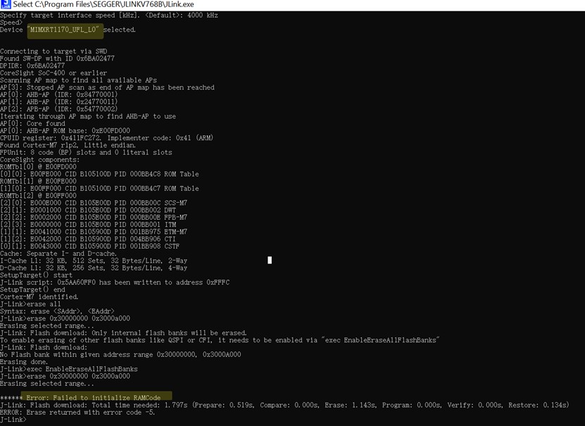 RT1170 Octal flash enablement - NXP Community