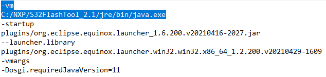Troubleshooting: Incompatible JVM Error When Launching S32 Flash Tool v2.1 - NXP Community