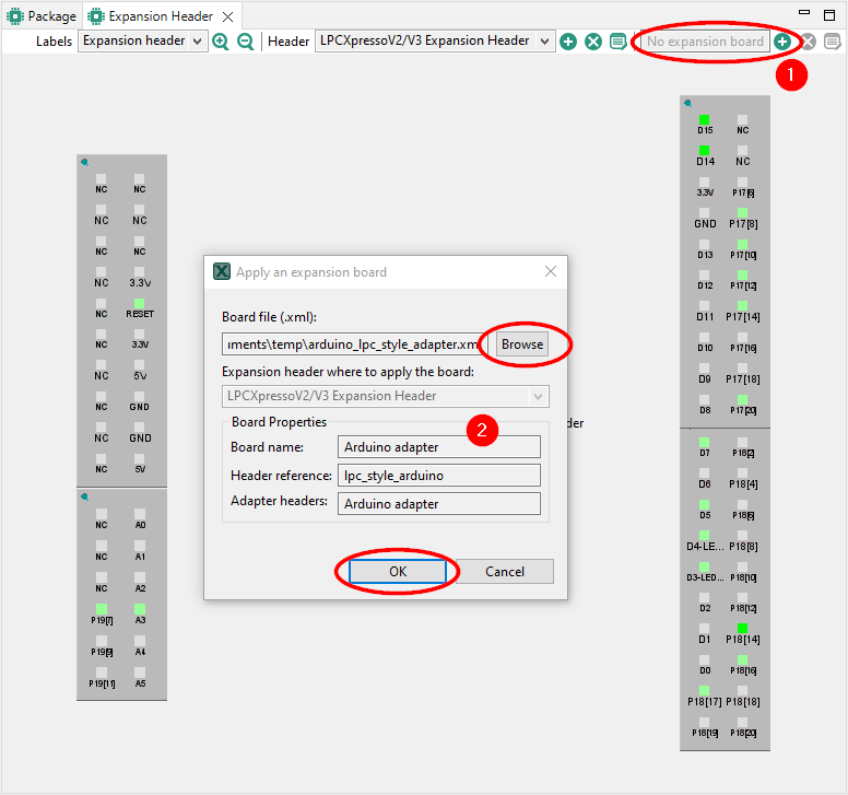 Apply Arduino virtual adapter into compatible header - NXP Community