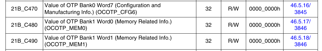 OTP fuses for temperature grade -- MX6D - NXP Community
