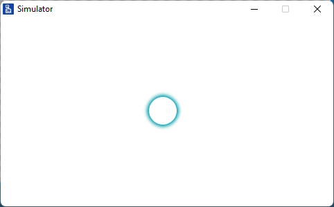 LEDs appear as a mostly white circle with GUI Guider 1.4.0 - NXP Community