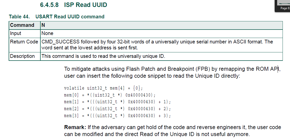 How to access Hardware Serial Number - NXP Community