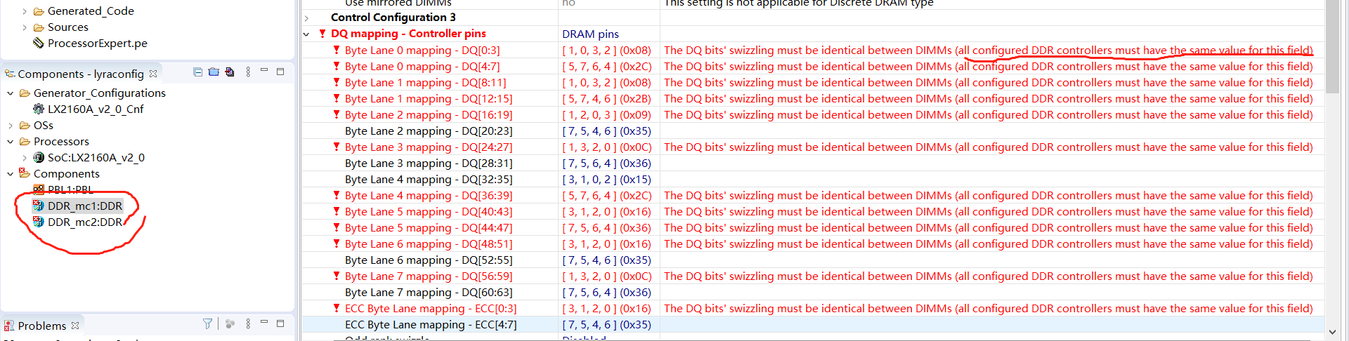 Solved: DQ Mapping must be indentical between two DDR controllers? - NXP Community