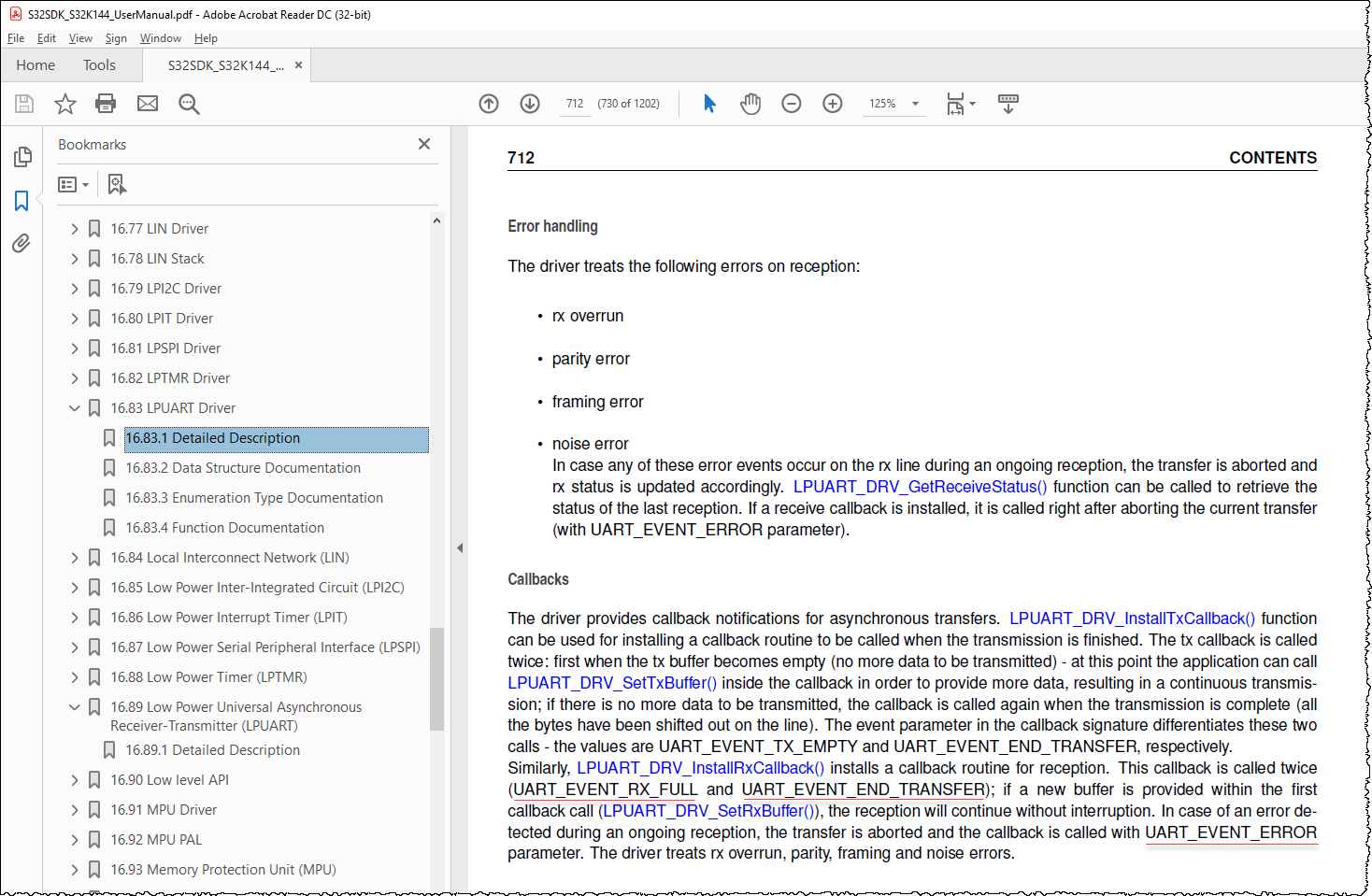 S32K144 UART receive status keeps STATUS_BUSY - NXP Community