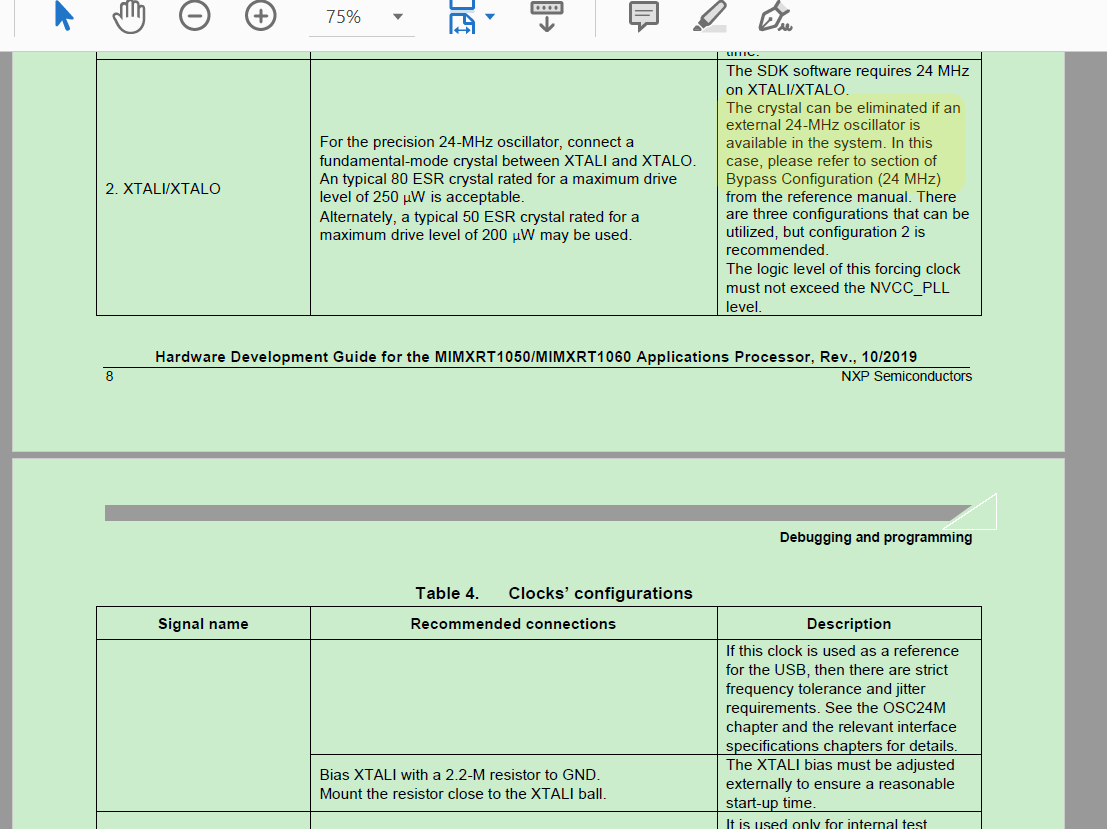 Solved: i.MXRT1064: Can CCM_CLK1 pins be used for main 24 MHz clock? - NXP Community