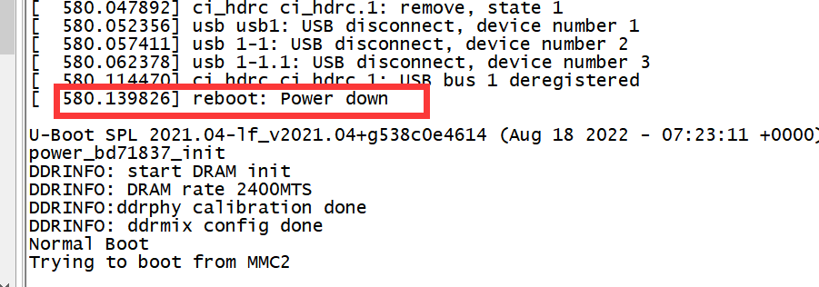 Solved: reboot after running “poweroff” command on imx8mm with Linux5.10.72 - NXP Community
