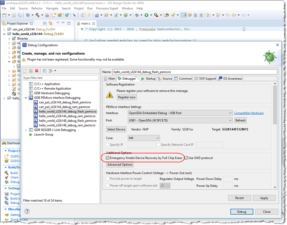 Solved: Resetting S32k14x - NXP Community