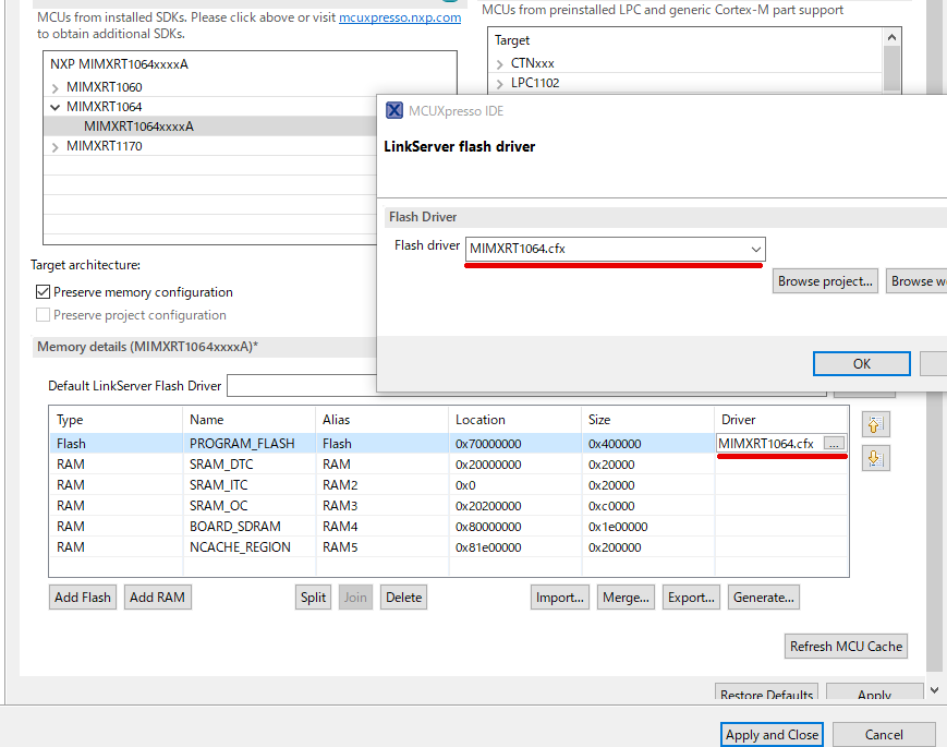 i.MX RT1064 built-in flash QE Setting - NXP Community