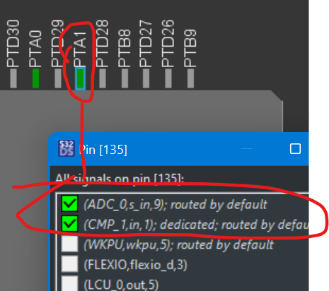 Solved: Is it possible to connect both CMP_1 and ADC channel in the same pin of S32K344/1 ...