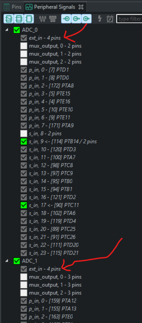 Solved: What are the external inputs in ADC peripheral ? And whre are they connected ? - NXP ...