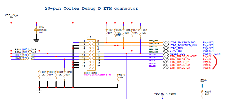 Solved: Which are the TRACE pins - connections for S32K344 S32K341 ...