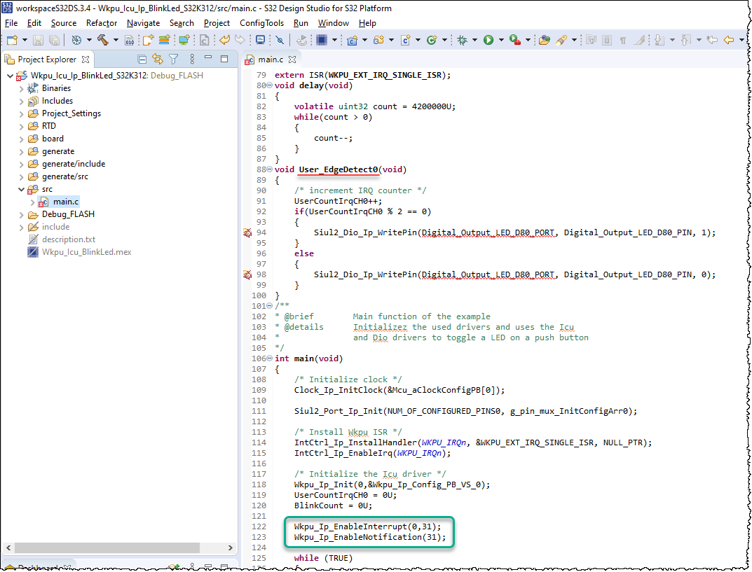 Solved: S32K314: when run mode, WKPU[44]->PTC23,cann`t receive wakeup pin interrupt - NXP Community