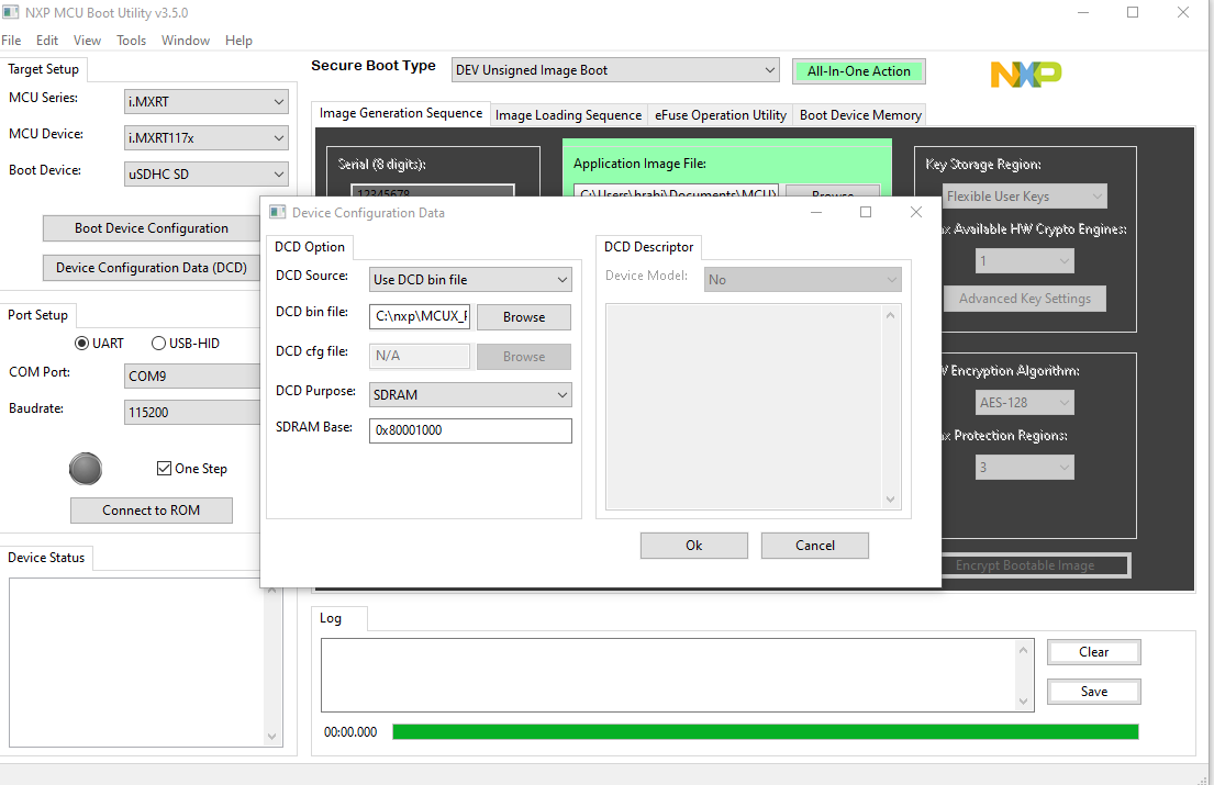MIMXRT1170 boot from SD card - NXP Community