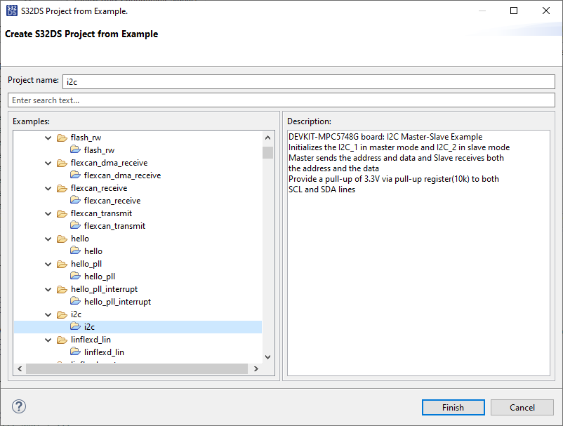 Mpc5748g I2c Example File Wrong Linker File Nxp Community
