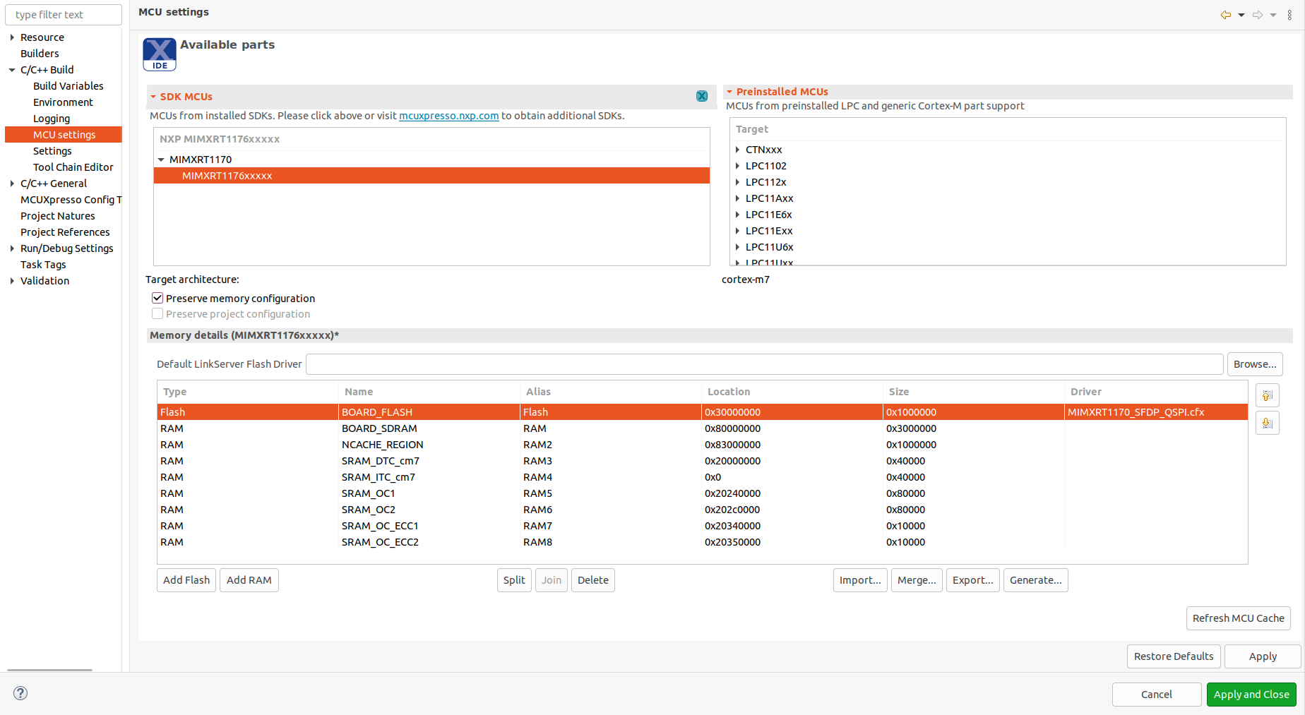 Solved: MIMXRT1176 Cannot Boot code using SDRAM - NXP Community
