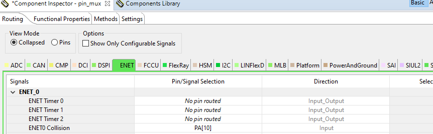 which pins can be used as output compare of IEEE 1588 on MPC5748G ...