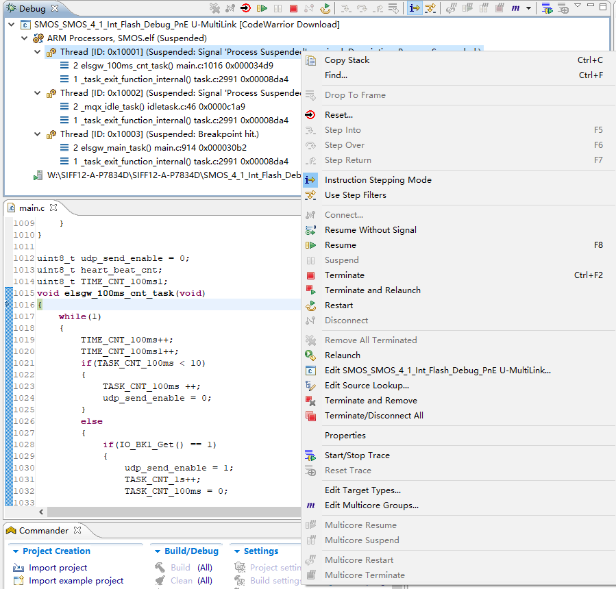 How do I know how long a thread has been running while debugging? - NXP Community