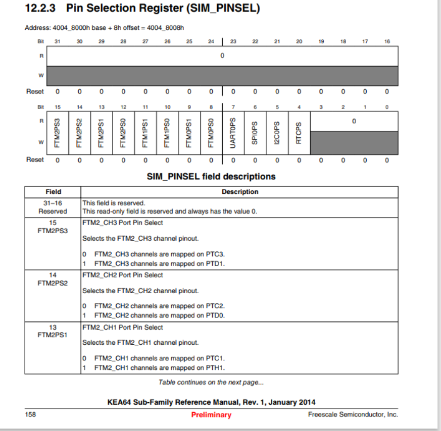 NXP KEA64的PTA2和PTA3原来是配置成I2C0的，如何改配成UART0 ? - NXP Community