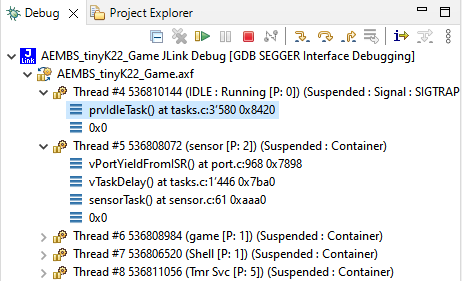 FreeRTOS gdb plugin seems to slow down as the number of active tasks/threads increases...? - NXP ...