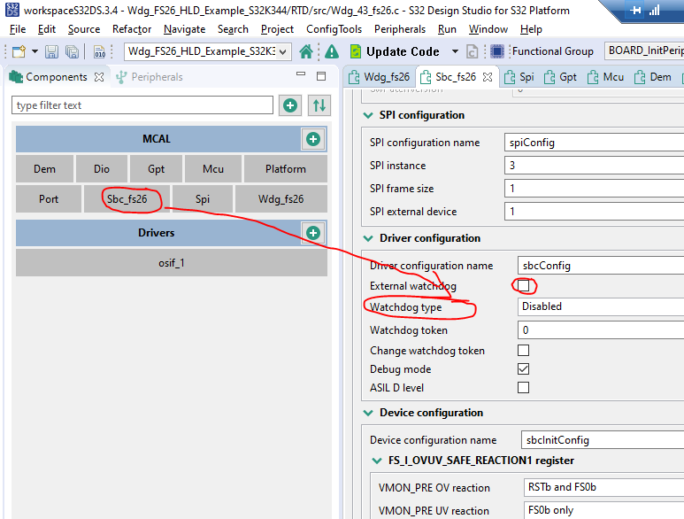 Solved: Help regarding use of Wdg_fs26 MCAL module for S32K344 - NXP ...