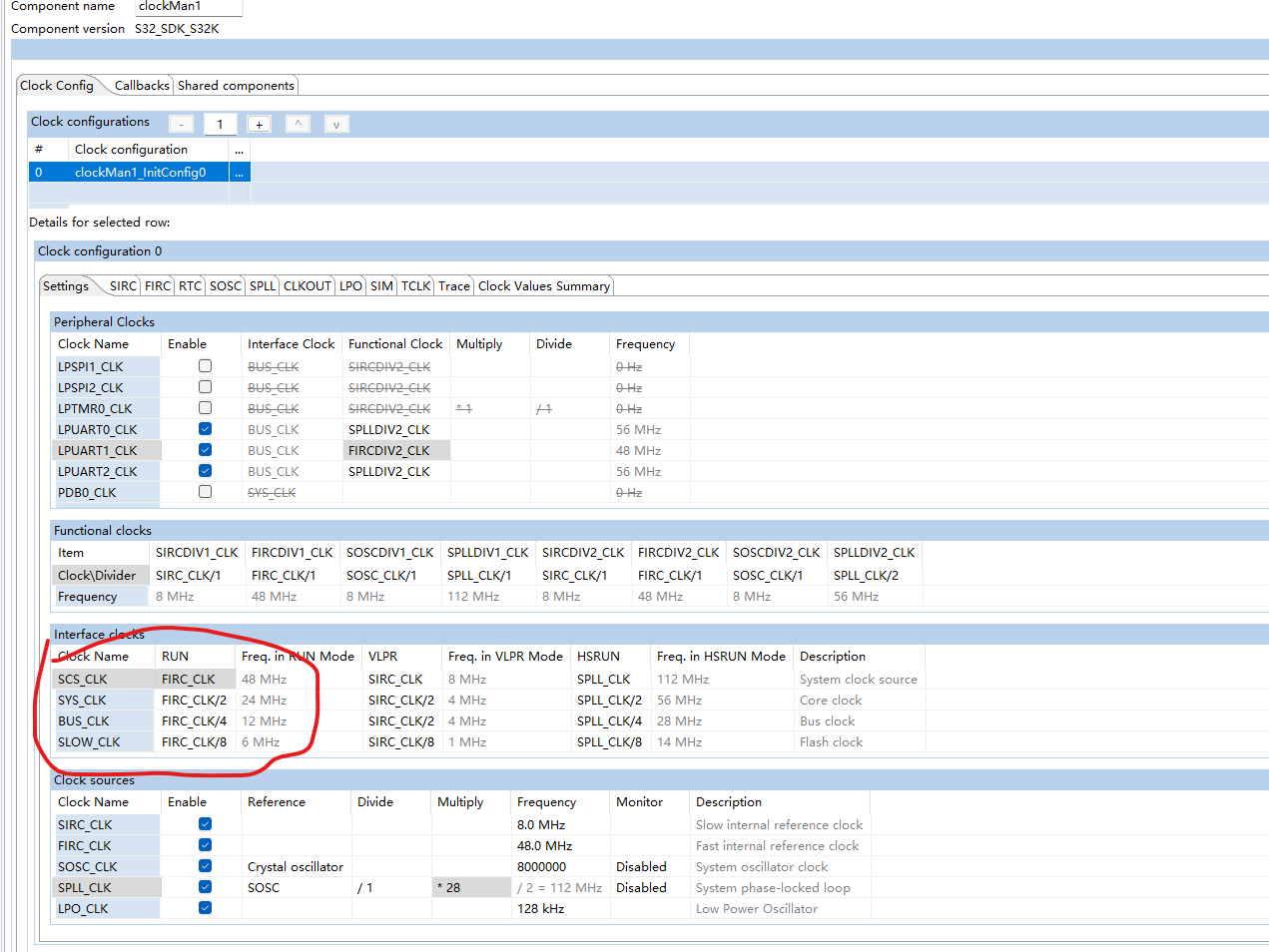 Solved: S32K144 SPLL_CLK and FIRC_CLK usage issues - NXP Community
