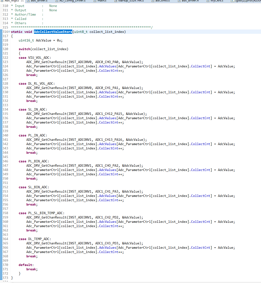 S32K144 multiple ADC channels acquisition issues - NXP Community