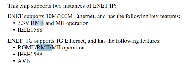 Solved: MX RT 1170 Ethernet ports RMII support - NXP Community