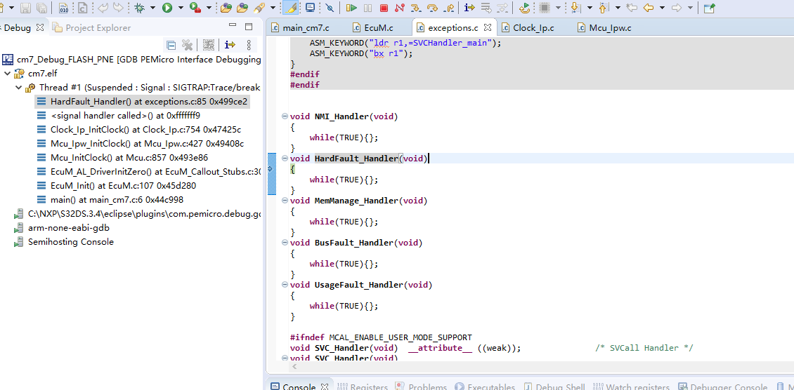 HardFault_Handler with S32K3X4 and HSE Fireware (AB_Swap) - NXP Community