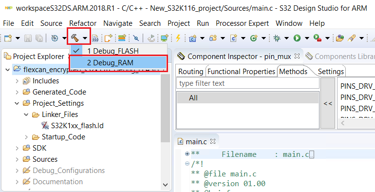 s32 DS 2018 build configuration - NXP Community