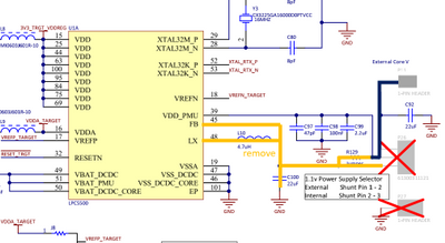 Properly bypassing LPC5500's internal DCDC converter - NXP Community