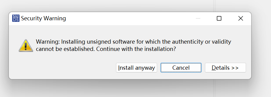Solved: unsigned software warning - NXP Community