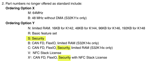 Solved: S32K144 Departition for Csec - NXP Community