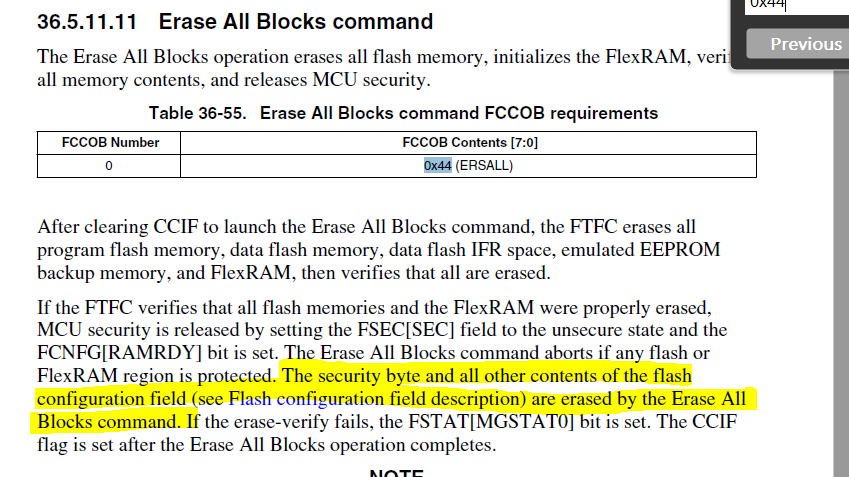 S32k148 Flash Config Field Can Not Eraseprogram Nxp Community